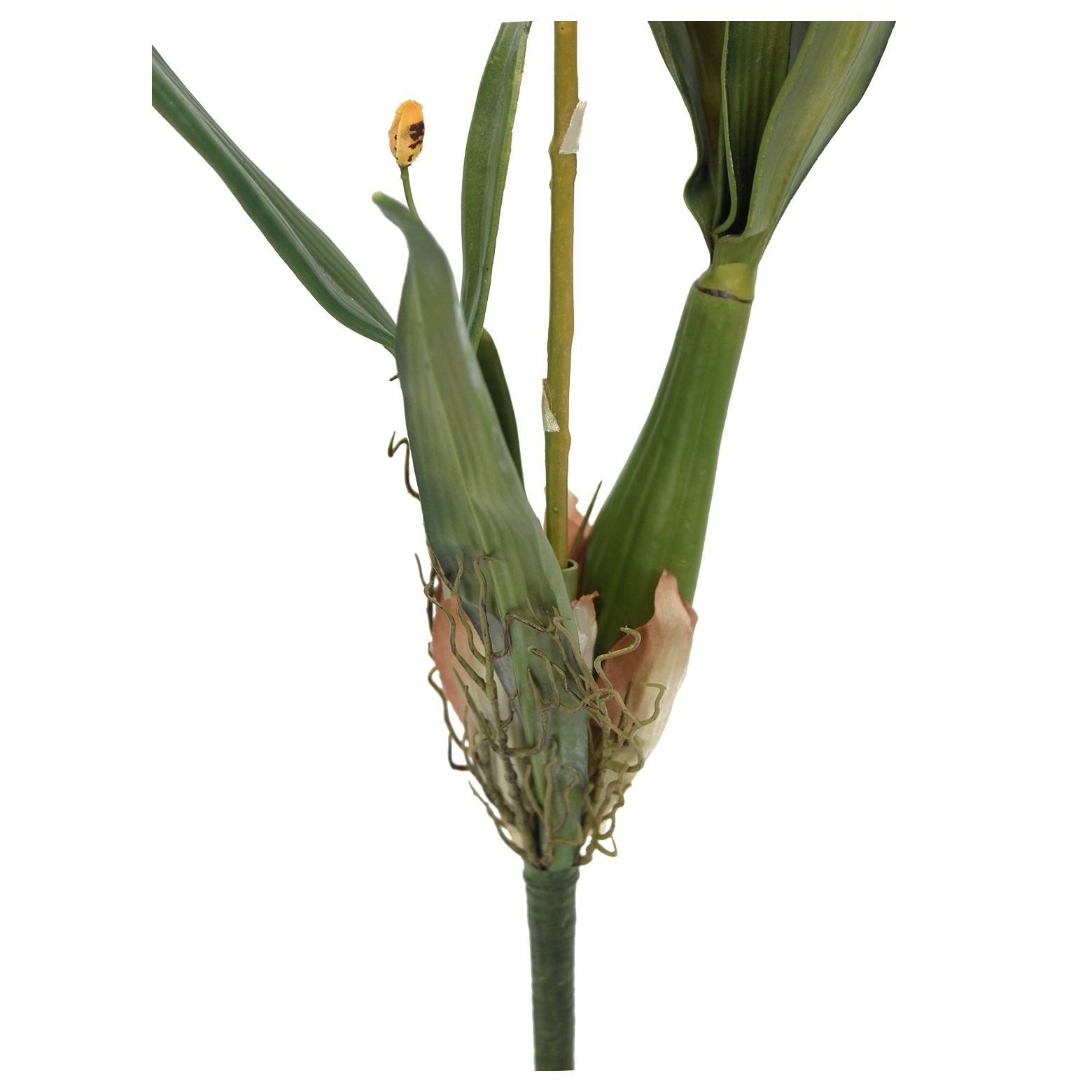 Oncidium artificiel jaune 60 cm - Tiges d'orchidées artificielles ...