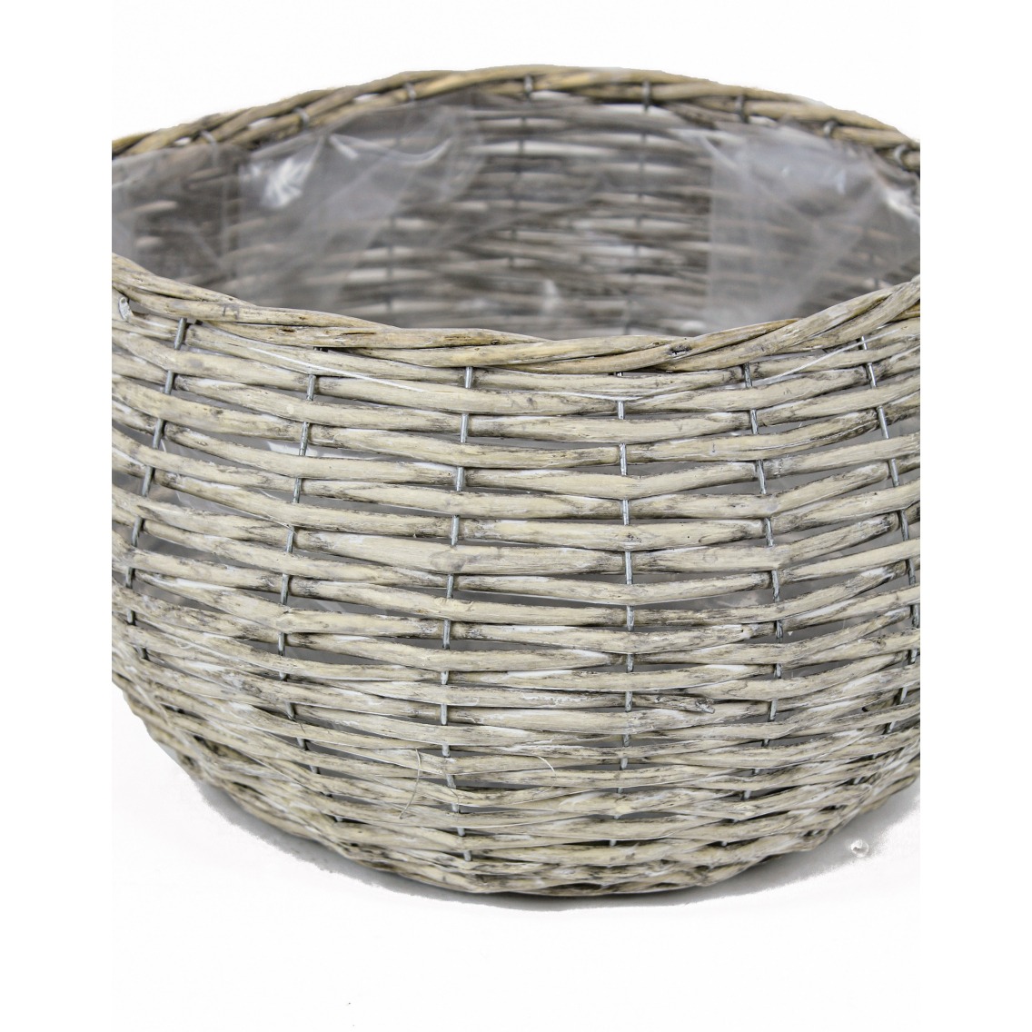 Cache-pot en osier tressé 20 cm - Vannerie - Artiplantes