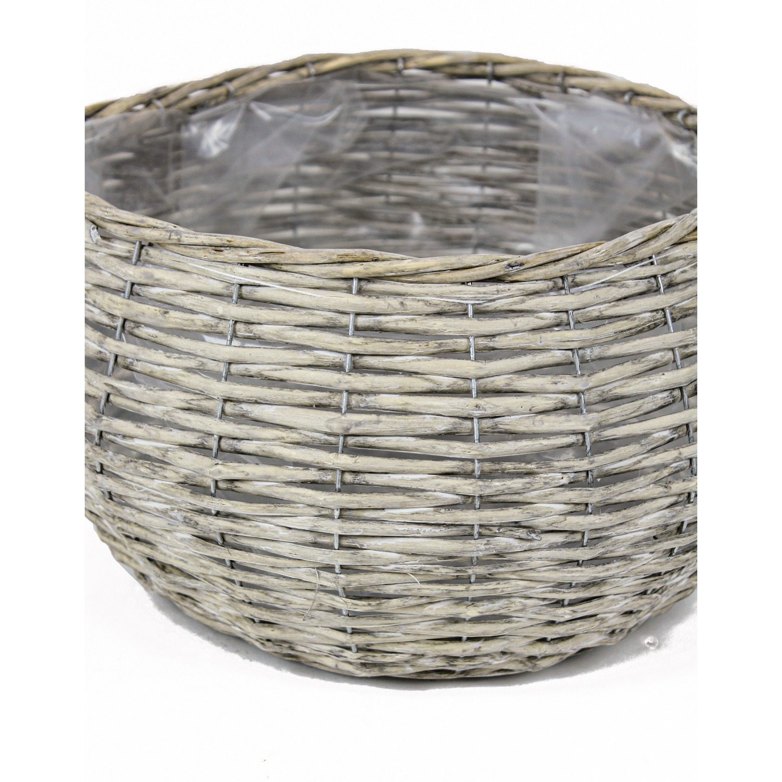 Cache-pot en osier tressé 20 cm - Vannerie - Artiplantes