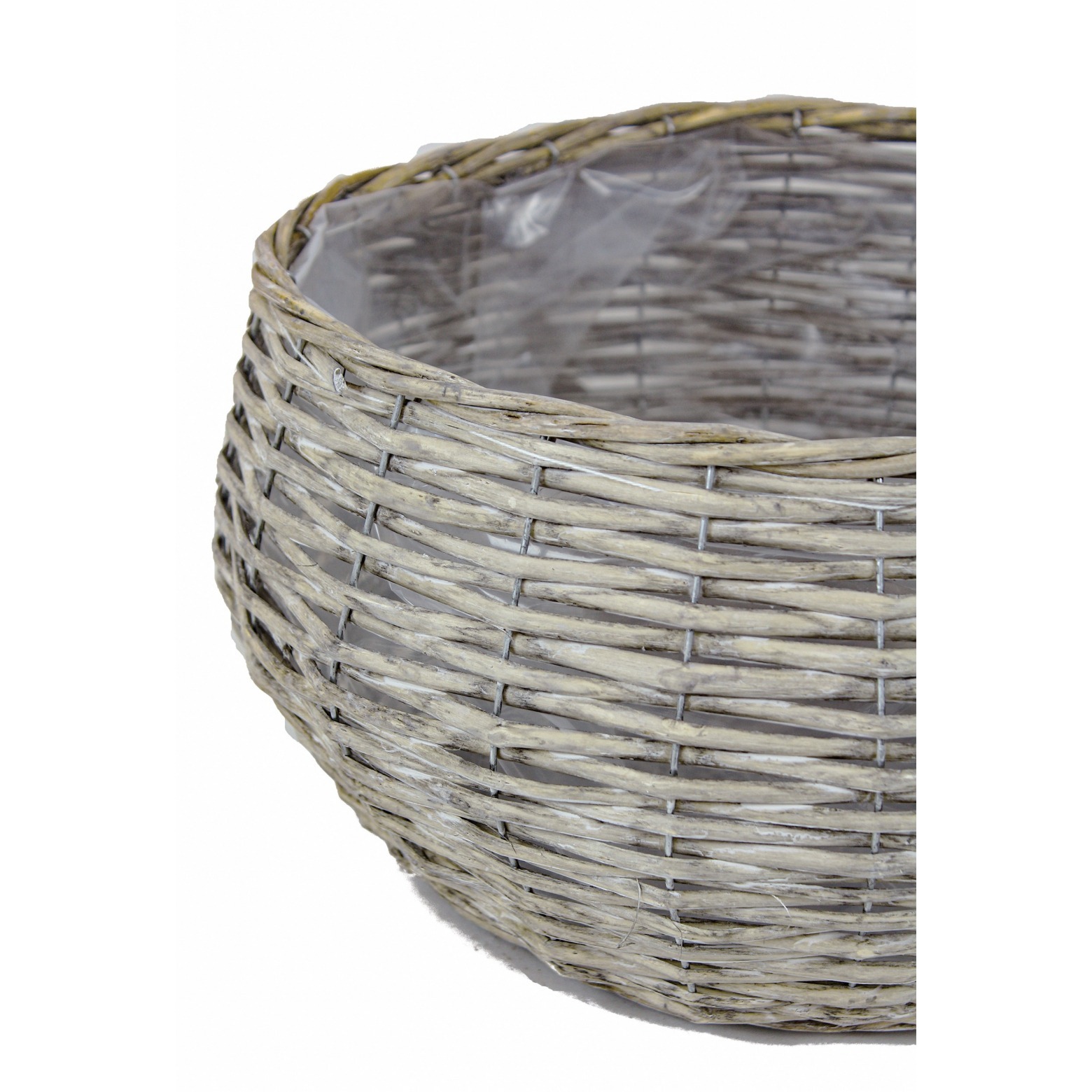 Cache-pot en osier tressé 20 cm - Vannerie - Artiplantes