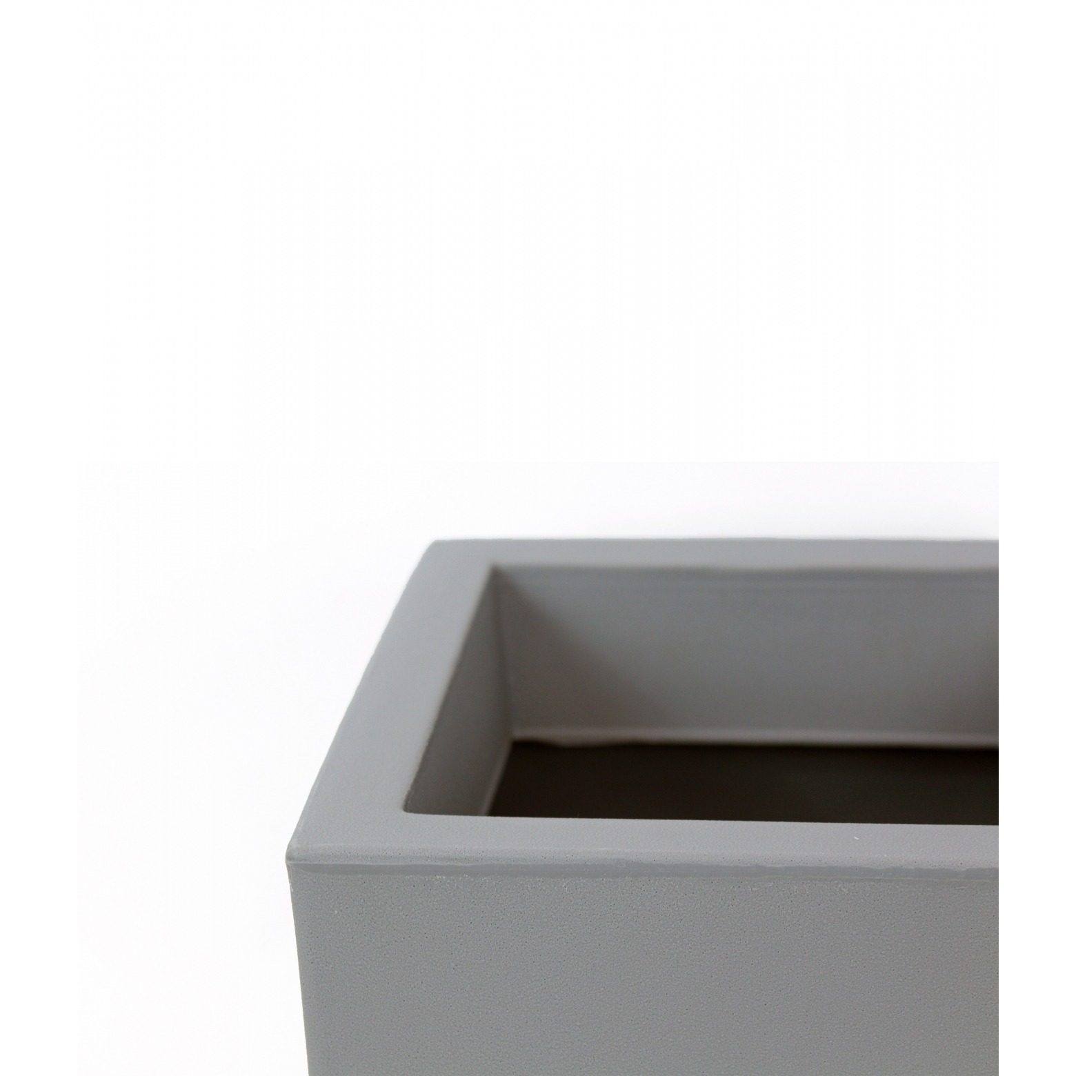 Pot cubique gris clair - Pots en plastique - Artiplantes