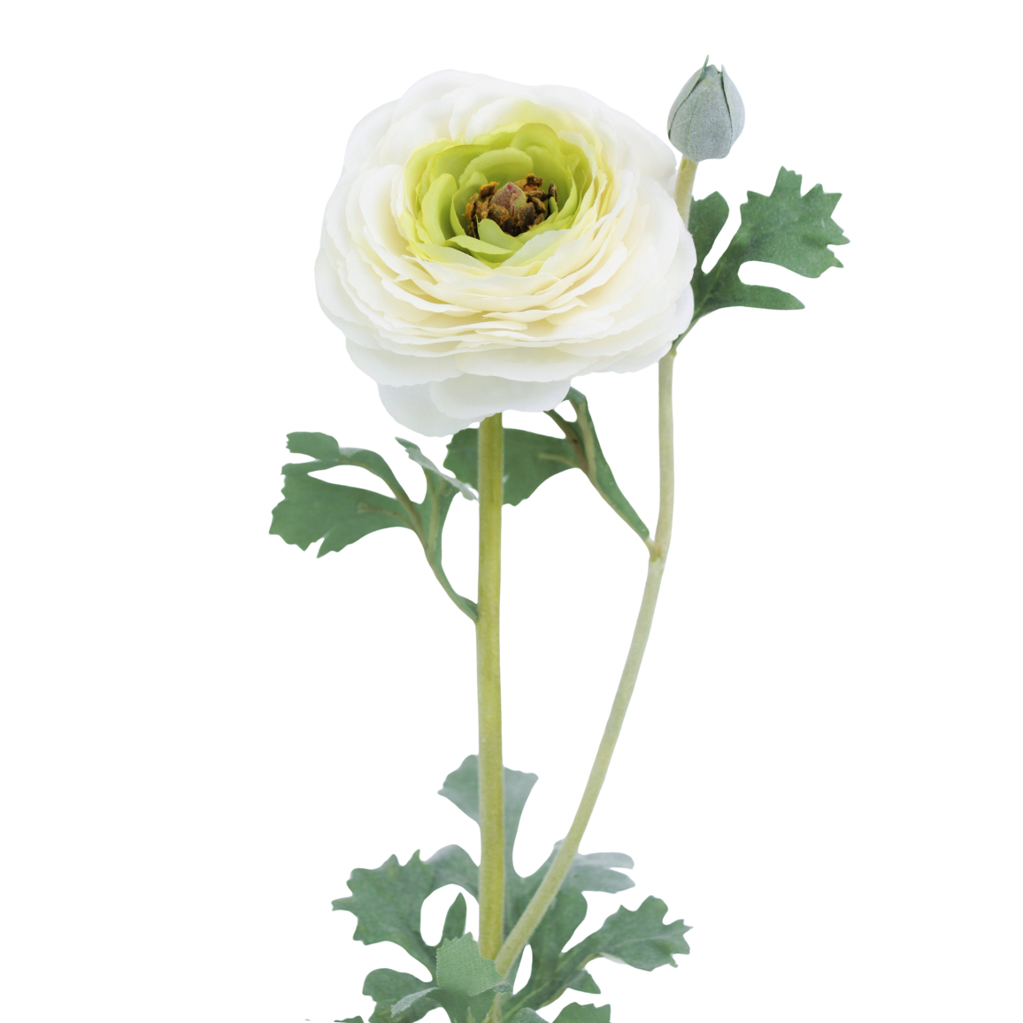 Renoncule artificielle blanche bouton 72 cm - Renoncules artificielles ...