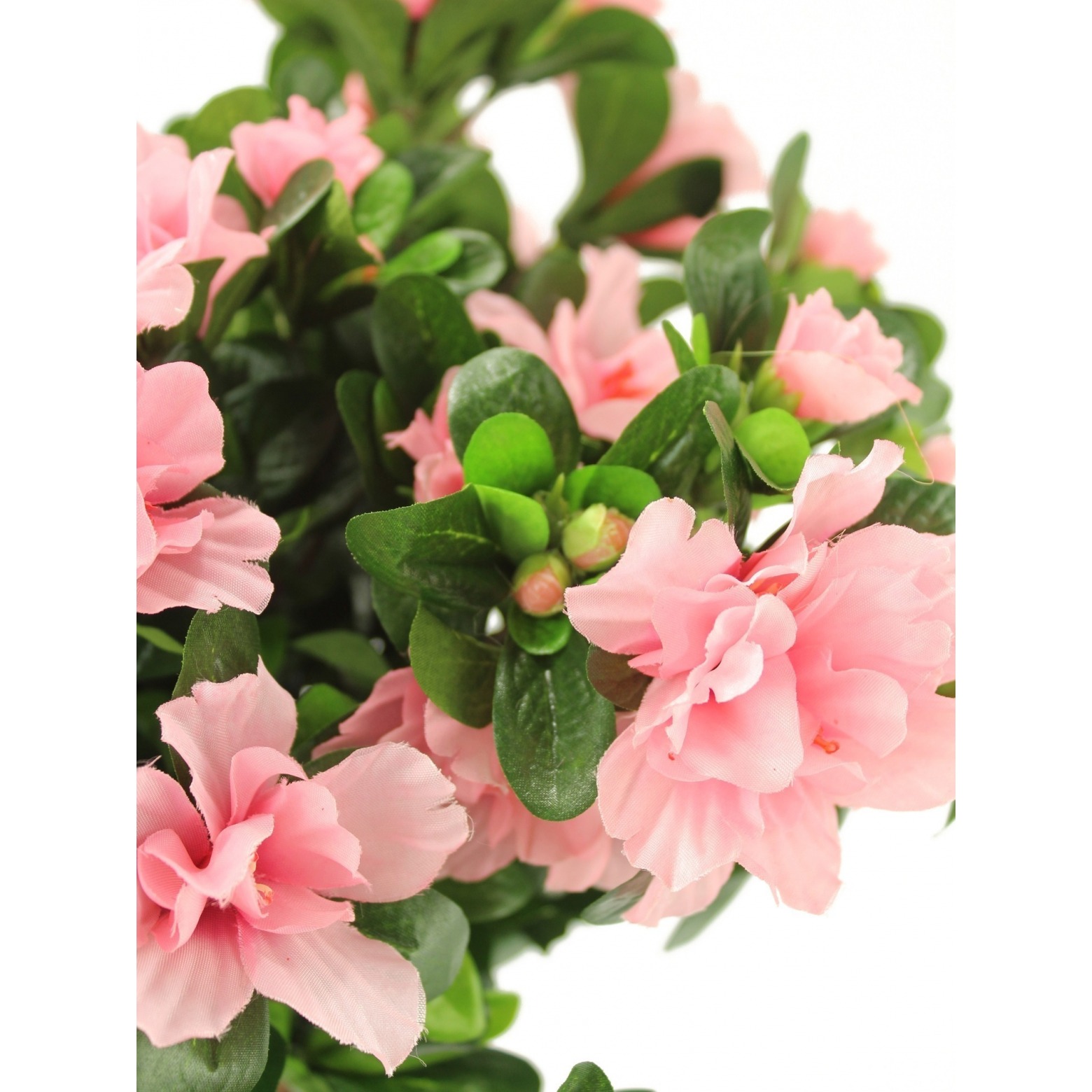 Azalée artificielle rose 40 cm - Jardinières artificielles fleuries ...
