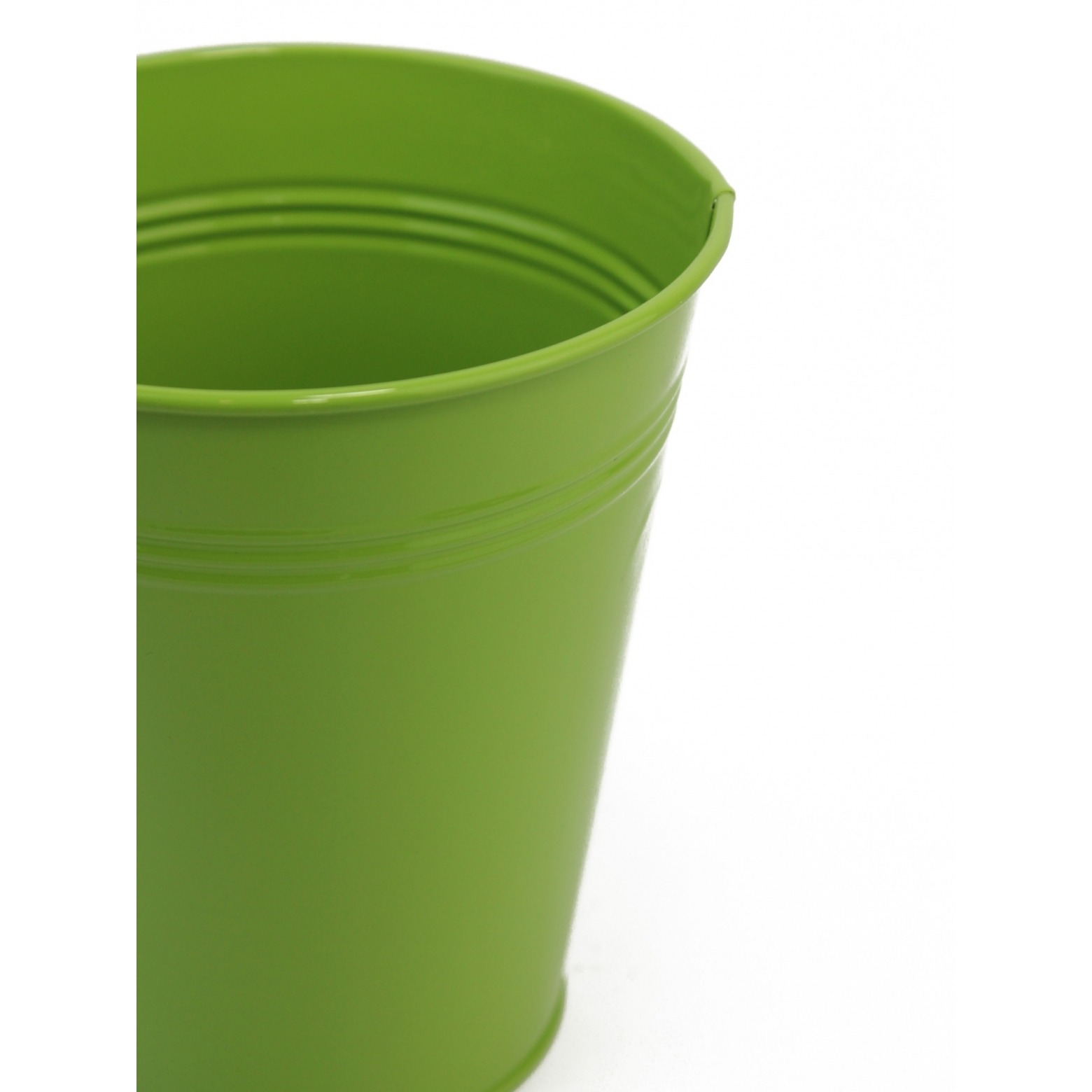 Pot en zinc vert 15 cm - Pots en zinc - Artiplantes
