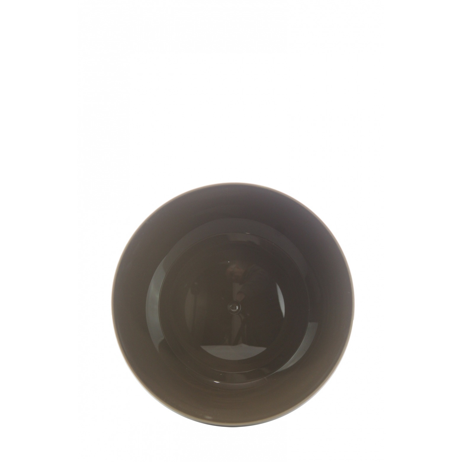 Pot plastique rond marron PRIMO - Pots en plastique - Artiplantes